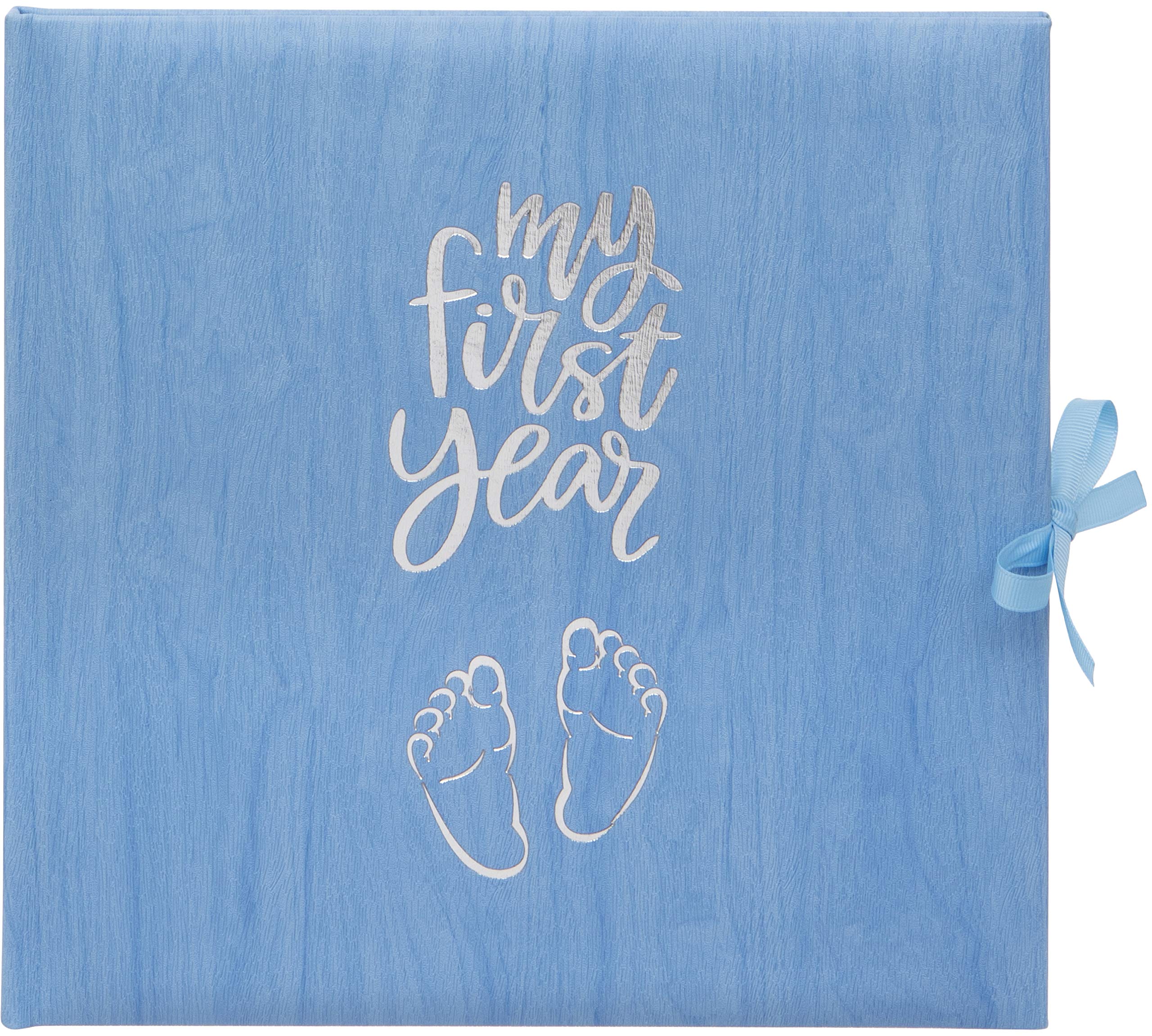 Baby's My First Year Record Log Book to Commemorate Birth Through Their First Year on Earth - Blue