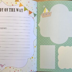 Baby's My First Year Record Log Book to Commemorate Birth Through Their First Year on Earth - Blue