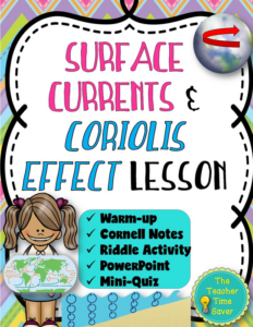 surface currents and coriolis effect lesson