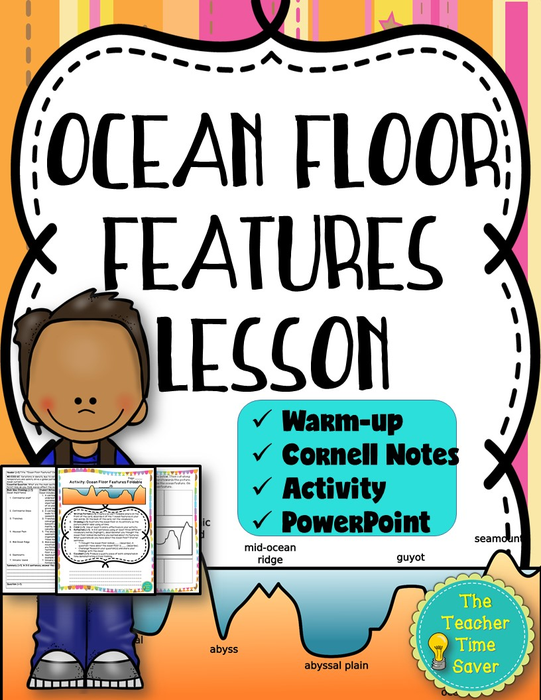 Ocean Floor Features Printable Lesson