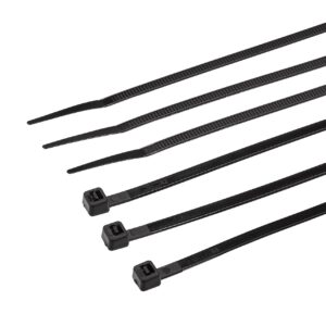 Amazon Basics Multi-Purpose Cable Ties - 12-Inch/300mm, 200-Piece, Black