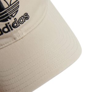 adidas Originals Men's Originals Relaxed Split Trefoil Strapback, White, One Size