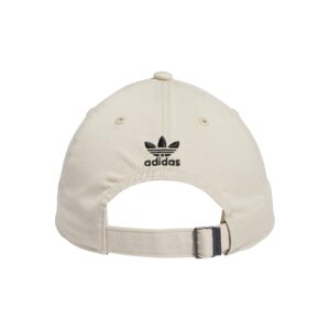 adidas Originals Men's Originals Relaxed Split Trefoil Strapback, White, One Size