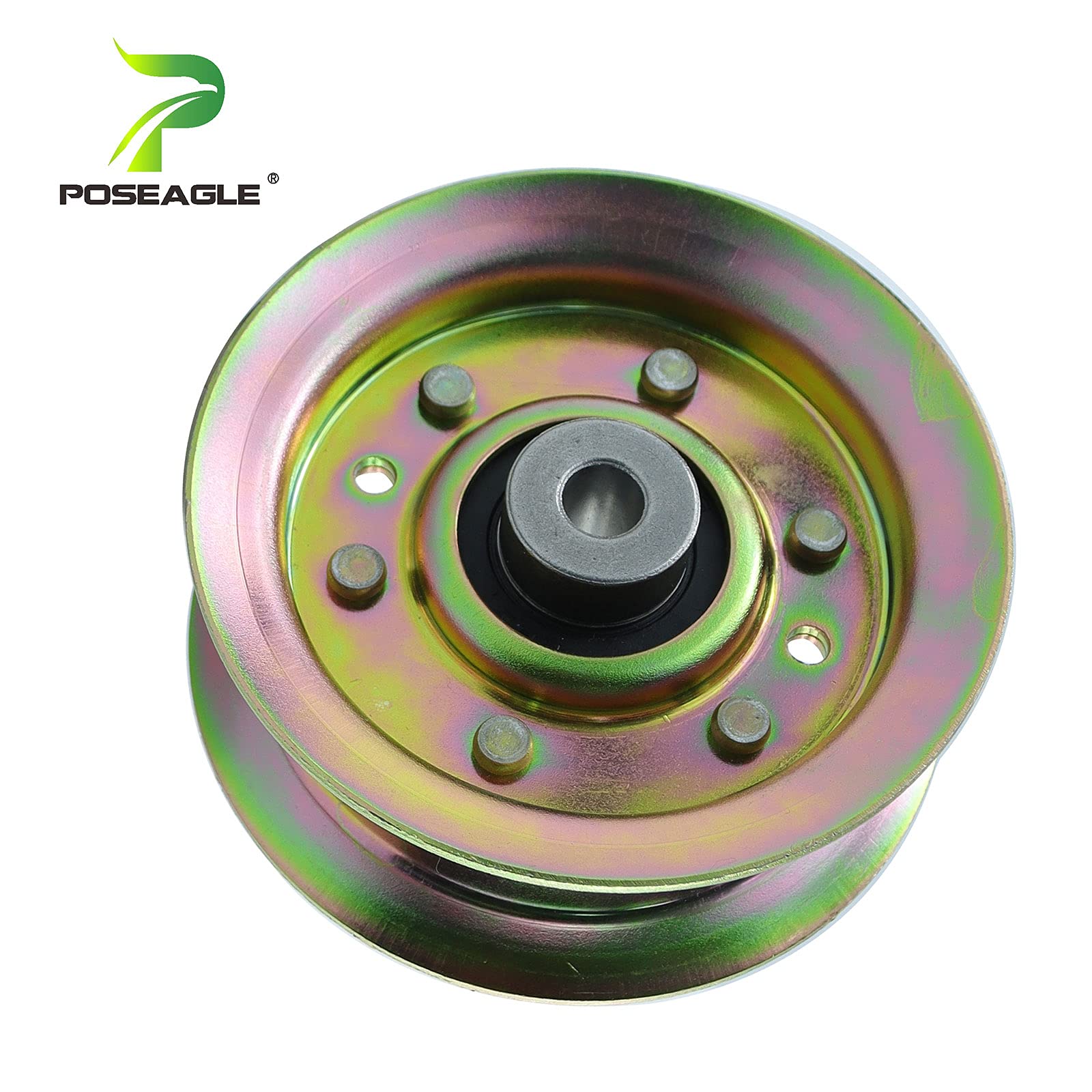 POSEAGLE 532177968 Idler Pulley Replaces 193197 Idler Pulley Craftsman 177968 Pulley, Husqvarna 532193197 Pulley, Ariens 21546308 for Husqvarna Z254, YTH20K46, YTH2348, YTH24V48, YTH21K46 Lawn Mowers