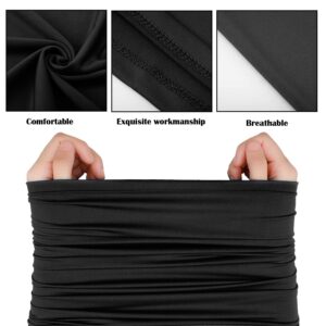 SATINIOR 8 Pcs Summer Neck Gaiters Neck Gaiter Scarf Balaclava Breathable UV Protection Ski Mask Face Cover Women Men