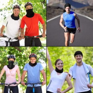 SATINIOR 8 Pcs Summer Neck Gaiters Neck Gaiter Scarf Balaclava Breathable UV Protection Ski Mask Face Cover Women Men