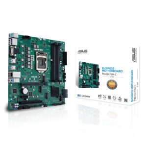 asus pro q470m-c/csm lga1200 (intel® 10th gen) uatx commercial motherboard (intel vpro, intel lan, 2xdisplayports, hdmi/d-sub,tpm, lpc debug header and asus control center express)