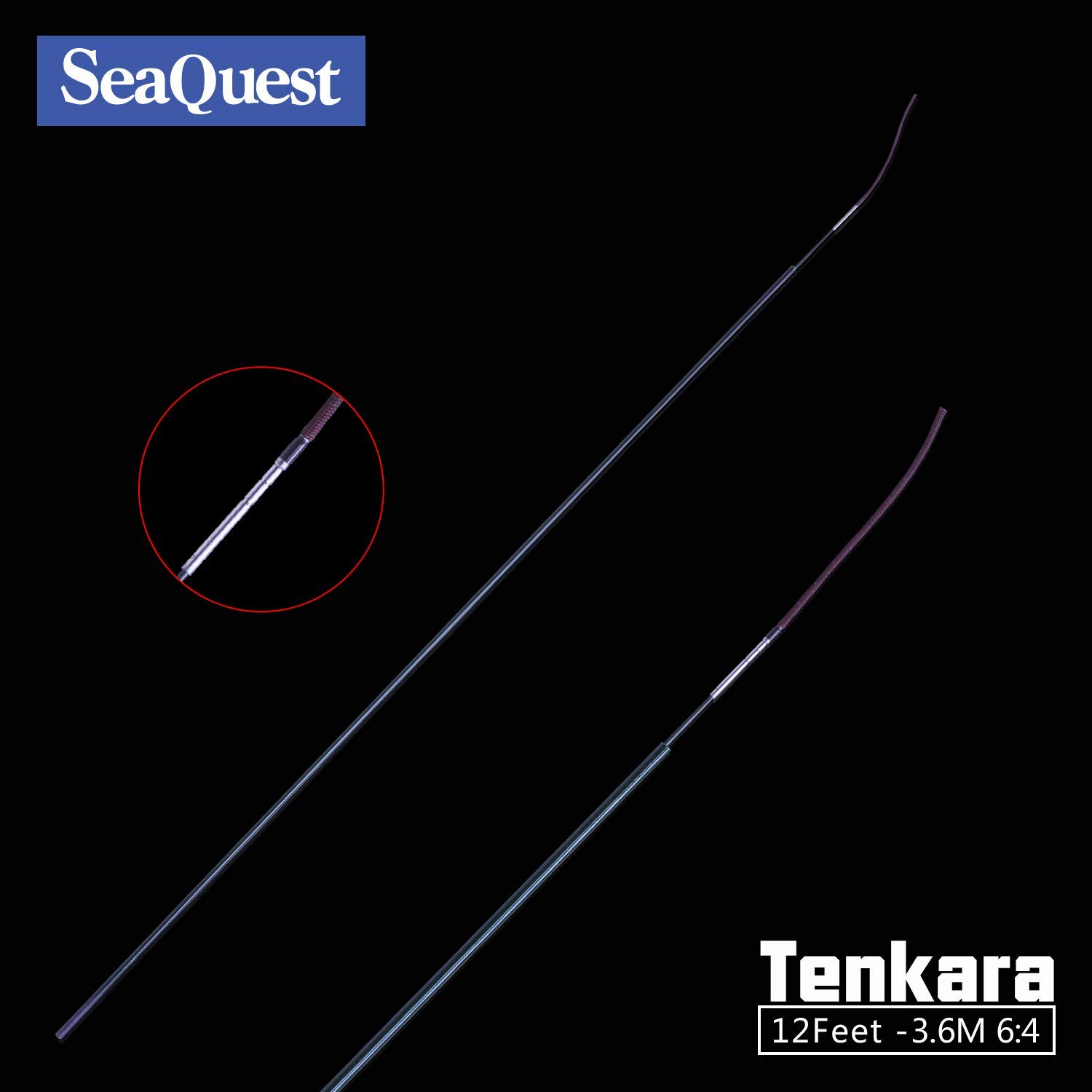 SeaQuest Tenkara 6:4 12ft Canna da Pesca TG kit 2 12Ft 6:4