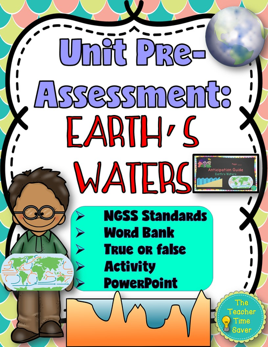 Earth's Waters Oceanography Notebook- Warm-ups Activity