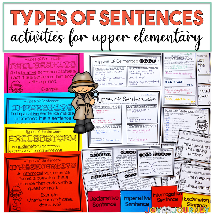 Types of Sentences Activities