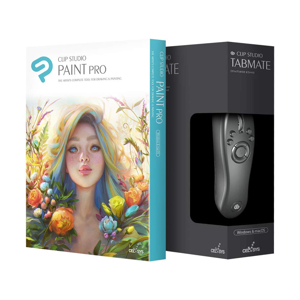 CLIP STUDIO PAINT PRO + TABMATE for GLOBAL Bundle