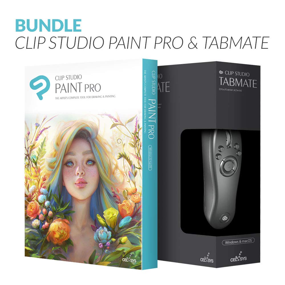 CLIP STUDIO PAINT PRO + TABMATE for GLOBAL Bundle