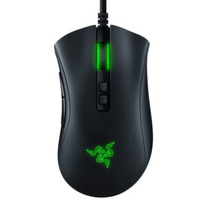 razer deathadder v2 ergonomic wired gaming mouse chroma rgb lighting programmable (renewed)