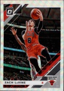 2019-20 donruss optic fanatics silver wave prizms #64 zach lavine chicago bulls basketball card