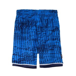 Spalding Boys Americana USA Flag Sports Muscle Tank Active Athletic Shirt Short Set, Dk Navy, 10/12