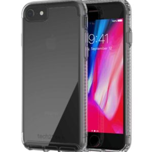 Tech21 Pure Clear for iPhone SE 2022 (3rd Gen), SE 2020 (2ND GEN), 7/8 – Crystal Clear Phone Case with 12ft Multi-Drop Protection