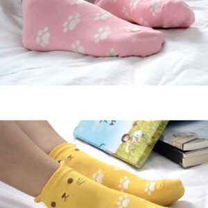 DOBIKULU Womens Grils Cute Animal Cat Socks, Cat Lover Gifts for Women, Female Presents for Mom Lady, Funny Cotton Casual Crew Novelty Socks, Fun Lovely Print Pattern Socks