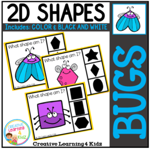 shape clip cards: bugs