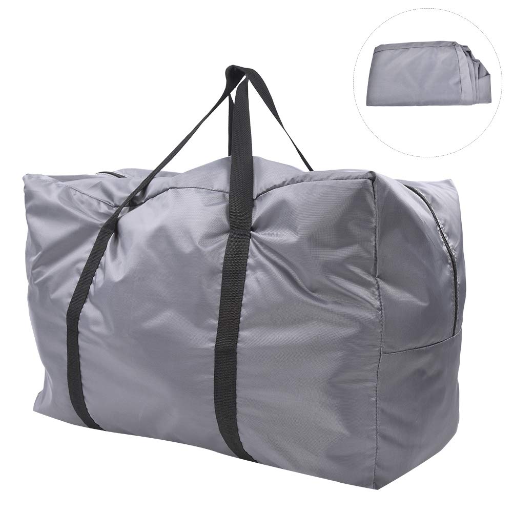 so Large Foldable Storage Carry Handbag, Multifunctional Duffel Bag for Kayak/Boat/Canoeing Sea/Fishing/Rafting/Swimming/Campingt (Gray)(Gray)