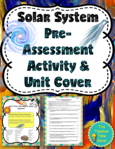 solar system warm up activity