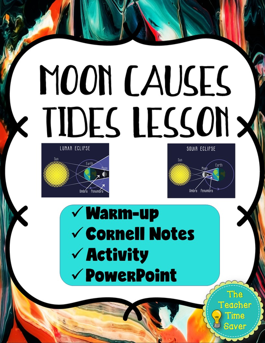 Moon Causes Tides Space Lesson