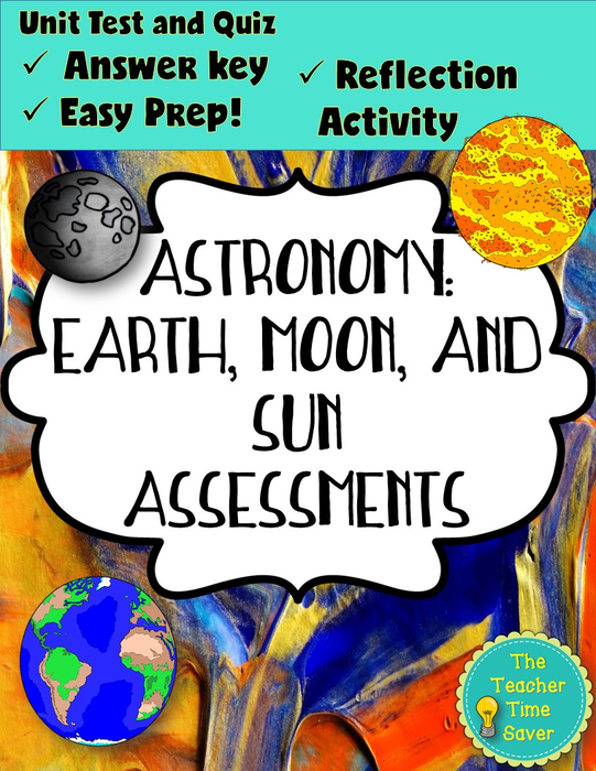 Earth, Moon, and Sun- Space Test