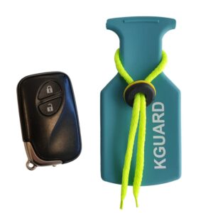 KGUARD waterproof and watertight key pouch designed for Water Sports (Surf, SUP, Windsurf, Kitesurf, Wingfoil…). For your electronic car key. IPX8 certified. DRY and COMFORTABLE.