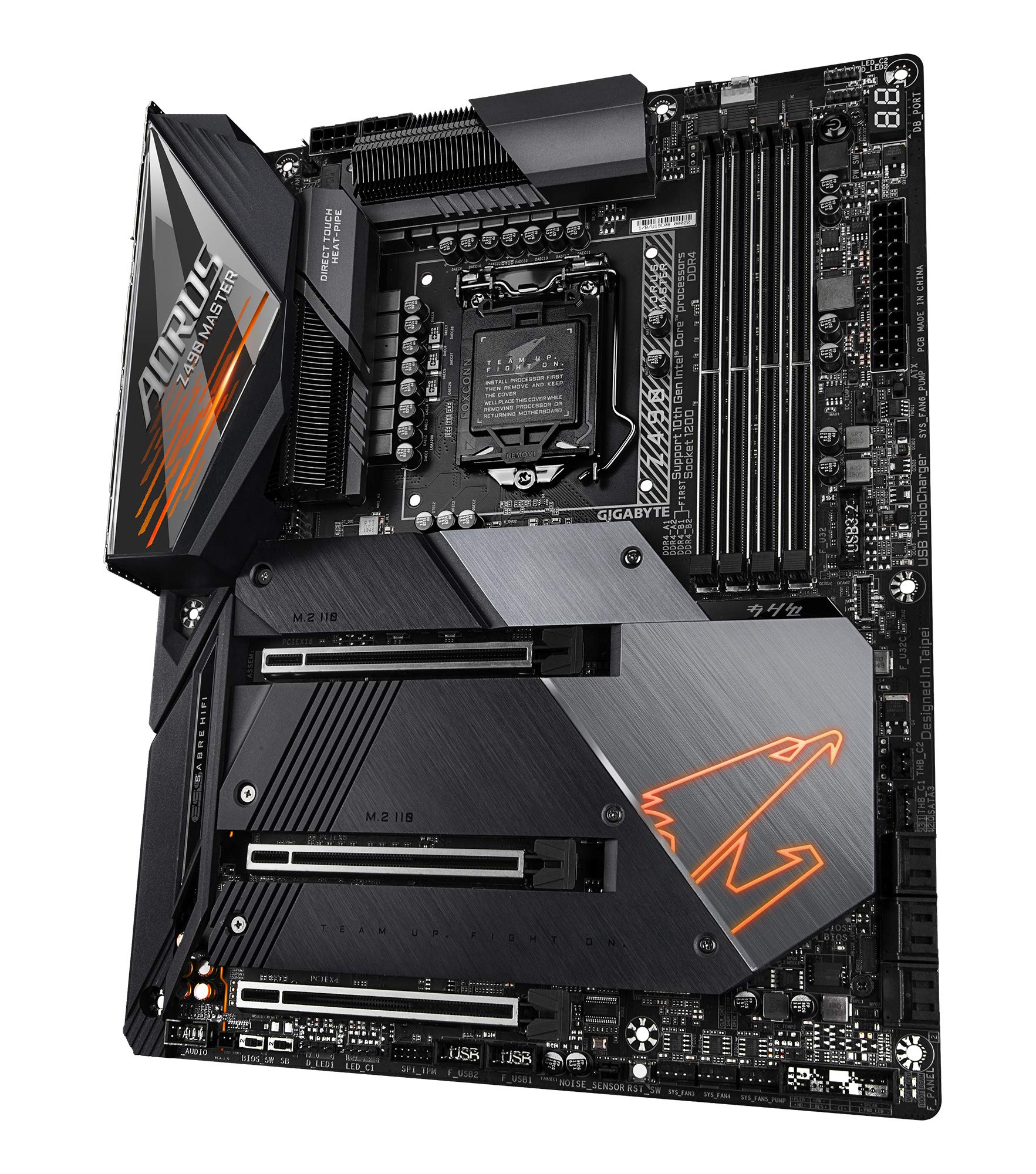 GIGABYTE Z490 AORUS Master (Intel LGA1200/Z490/ATX/Intel 2.5G LAN/3xM.2 Thermal Guard/SATA 6Gb/s/USB 3.2 Gen 2/Intel Wi-Fi 6/ESS Sabre DAC/Fins Array II/Gaming Motherboard)