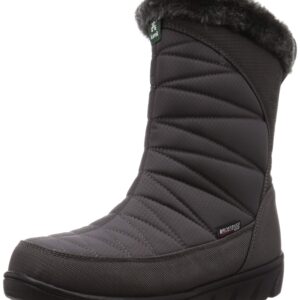 Kamik Women's Hannah Zip W Snow Boot, Black, 6 Wide