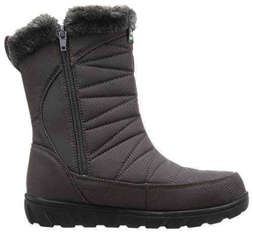 Kamik Women's Hannah Zip W Snow Boot, Black, 6 Wide