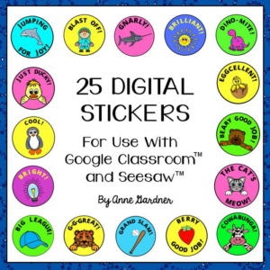 digital stickers for use with google classroom™ {distance learning incentives}