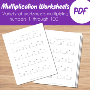 multiplication worksheets