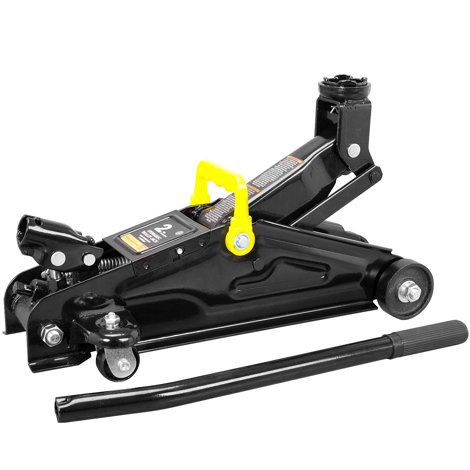 Torin AT82001B-1 Hydraulic Floor Jack Combo with 2 Jack Stands, 2 Ton (4,000 lb.), Black