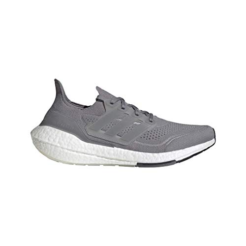 adidas Men's Ultraboost-21 Running Shoe, Grey/Grey/Grey, 8