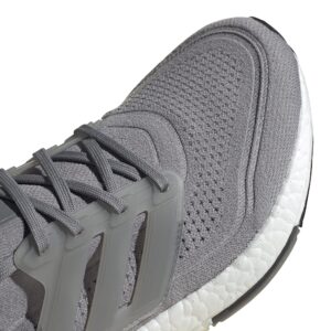 adidas Men's Ultraboost-21 Running Shoe, Grey/Grey/Grey, 8