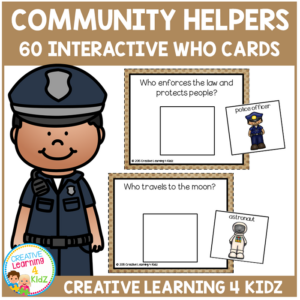 community helpers interactive who cards