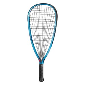 head innegra 180 club black & teal pre-strung racquetball racquet