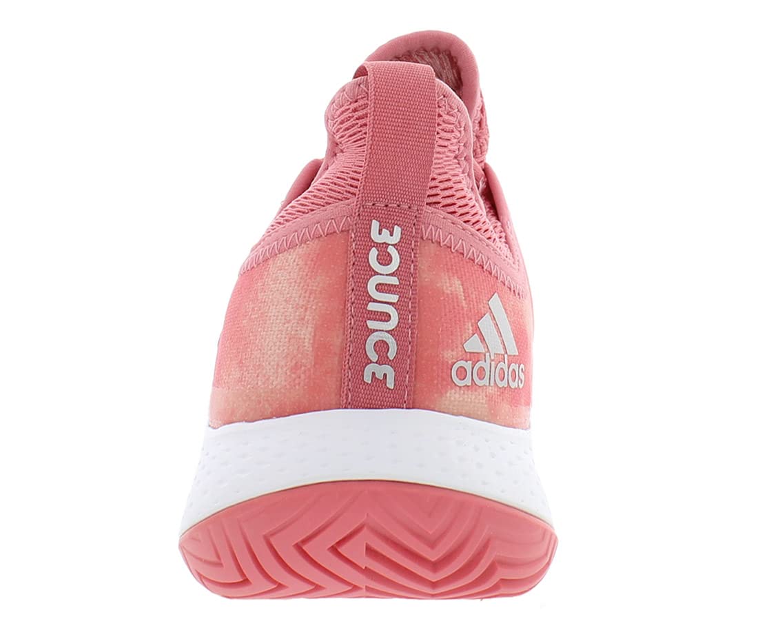 adidas Women's Defiant Generation Tennis Shoe, Hazy Rose/Acid Orange/Cream White, 8.5