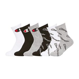 champion little & big boys 6-pk. crew socks (5-7)