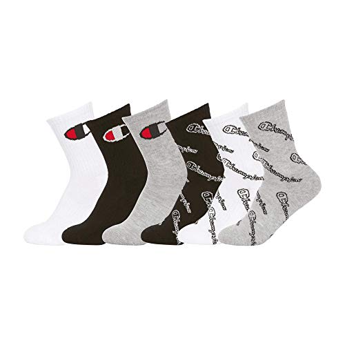 Champion Little & Big Boys 6-Pk. Crew Socks (5-7)