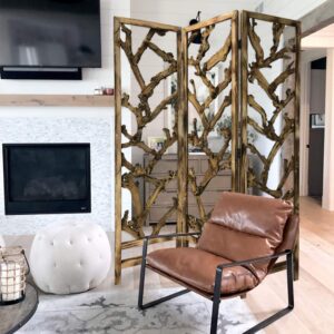 Screen Gems Room Divider, Brown