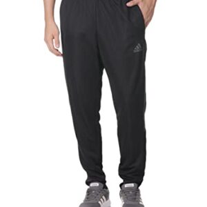 adidas Men's Tiro 21 Track Pants, Black/Dark Grey Heather, Medium