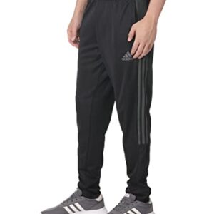 adidas Men's Tiro 21 Track Pants, Black/Dark Grey Heather, Medium