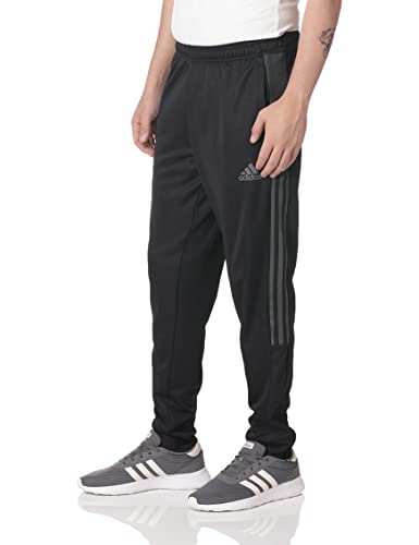 adidas Men's Tiro 21 Track Pants, Black/Dark Grey Heather, Medium