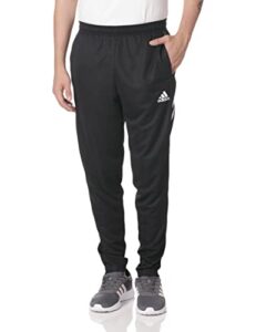 adidas men's tiro 21 track pants, black/white, small