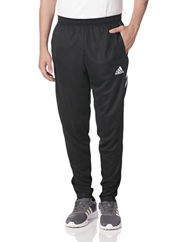 adidas Men's Tiro 21 Track Pants, Black/White, Small