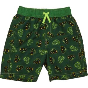 john deere boys quick dry active shorts, dark green, 4 us