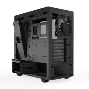 be quiet! Pure Base 500DX ATX Mid Tower PC case | ARGB | 3 Pre-Installed Pure Wings 2 Fans | Tempered Glass Window | Black | BGW37