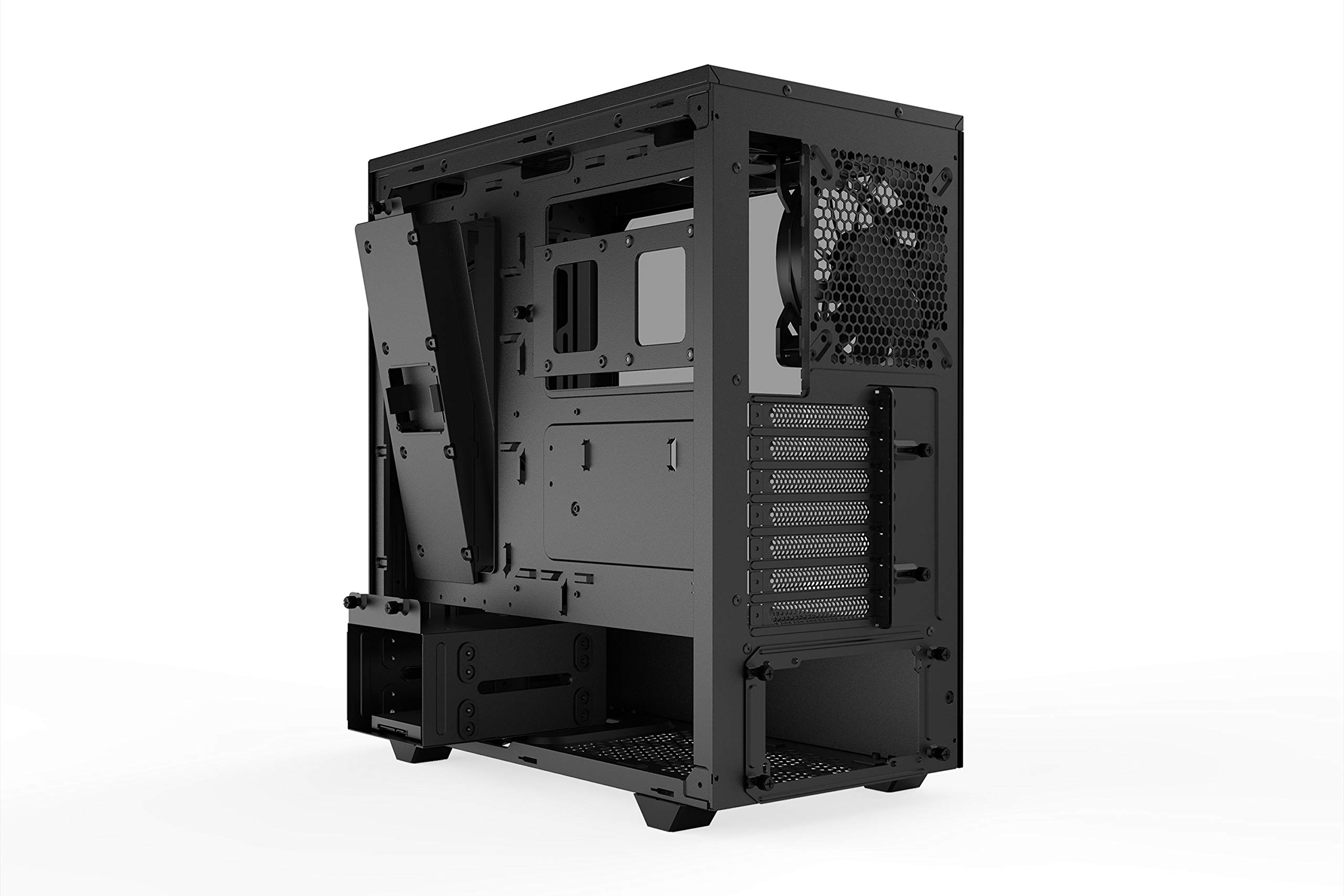 be quiet! Pure Base 500DX ATX Mid Tower PC case | ARGB | 3 Pre-Installed Pure Wings 2 Fans | Tempered Glass Window | Black | BGW37