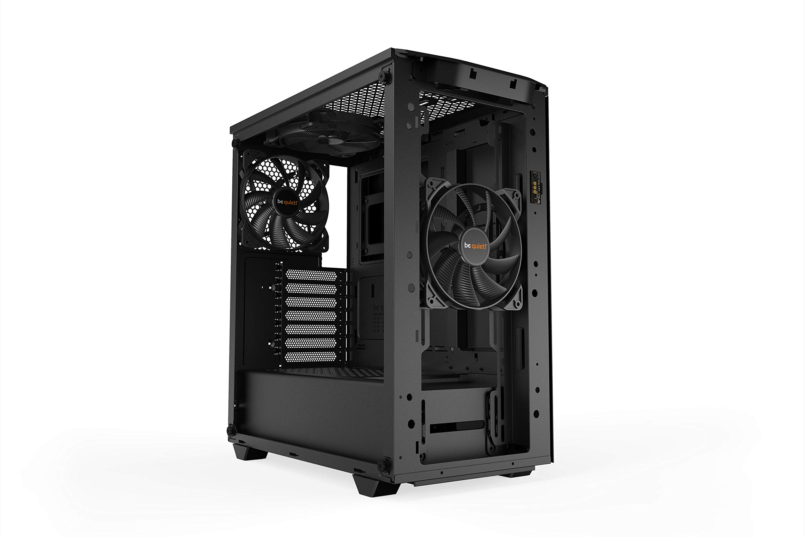 be quiet! Pure Base 500DX ATX Mid Tower PC case | ARGB | 3 Pre-Installed Pure Wings 2 Fans | Tempered Glass Window | Black | BGW37